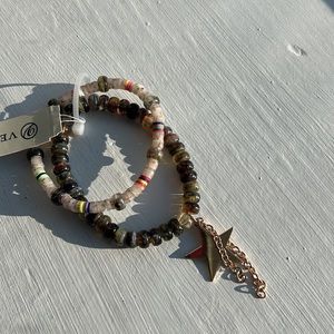 Versona | Jewelry | Versona Beaded Necklace With Matching Bracelet Star ...